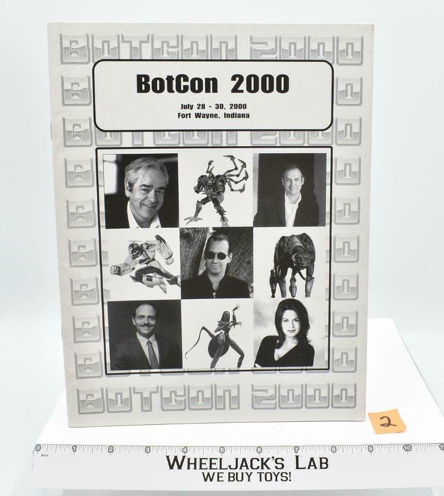 Botcon 2000 Program Guide #2 Transformers 3H Ent. - Wheeljack's Lab