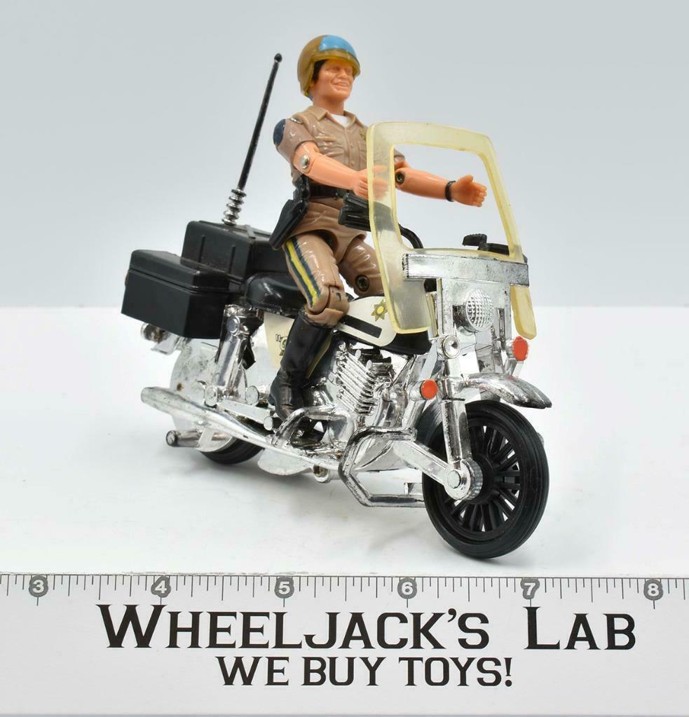 Highway Patrol Motorcycle W/Ponch CHiPs 1980 Mego MGM Inc. Action ...