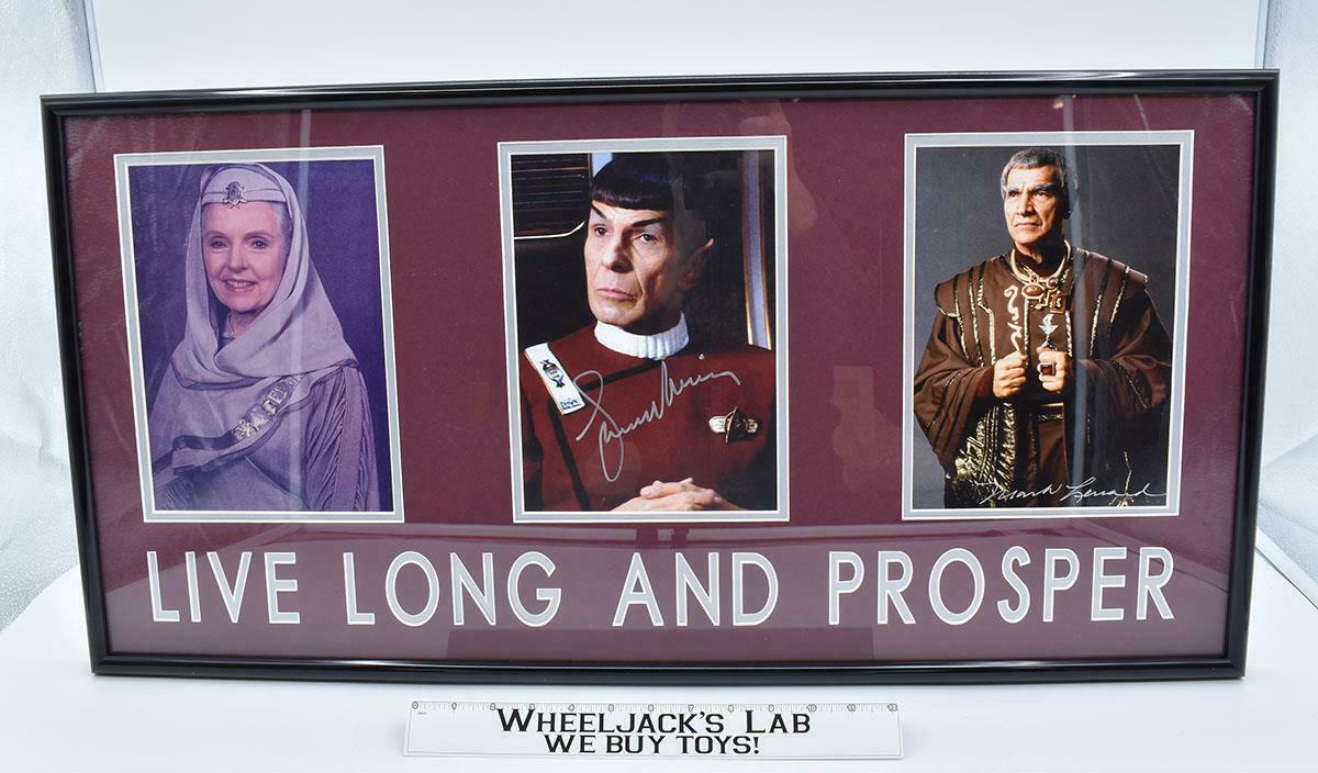Spock Sarek Amanda Star Trek 1993 Framed AUTOGRAPHED #2288 of 2500 ...