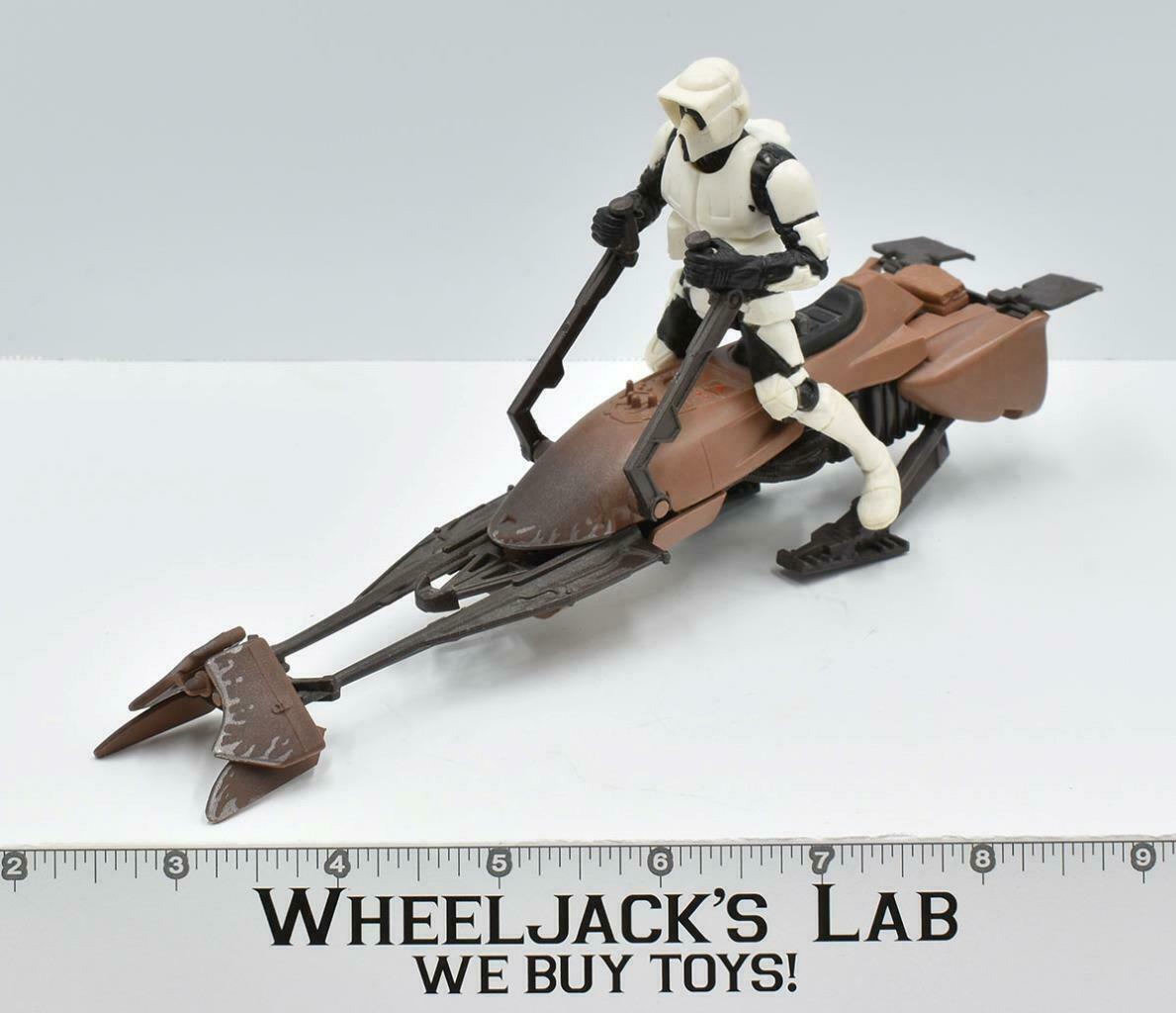 Imperial Speeder Bike W/Trooper Star Wars Power of the Force 1995 Hasbro Vehicle - Wheeljack's Lab