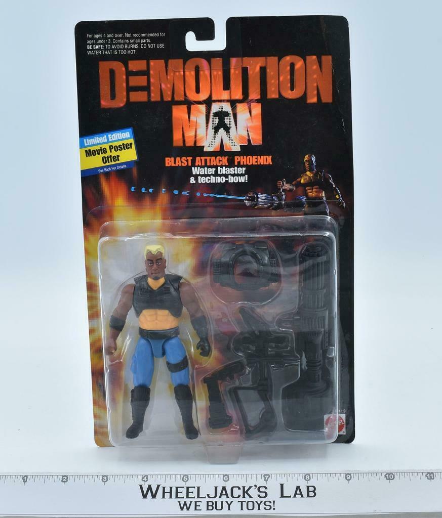 Blast Attack Phoenix Demolition Man 1993 Mattel NEW MOSC Action Figure ...