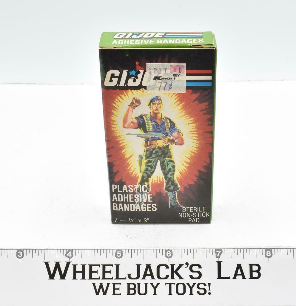 GI Joe Plastic Adhesive Bandages Box of 7 Hasbro 1986 Band-Aid ...