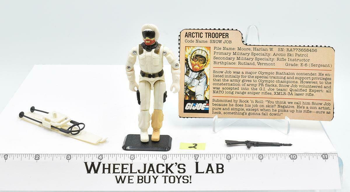 Snow Job #2 V1 100% Complete 1983 GI Joe ARAH Hasbro Vintage Action ...