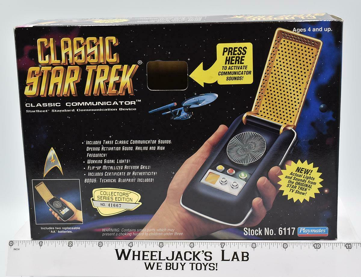 Classic Communicator Star Trek 1994 Playmates Action Figure Toy MIB ...