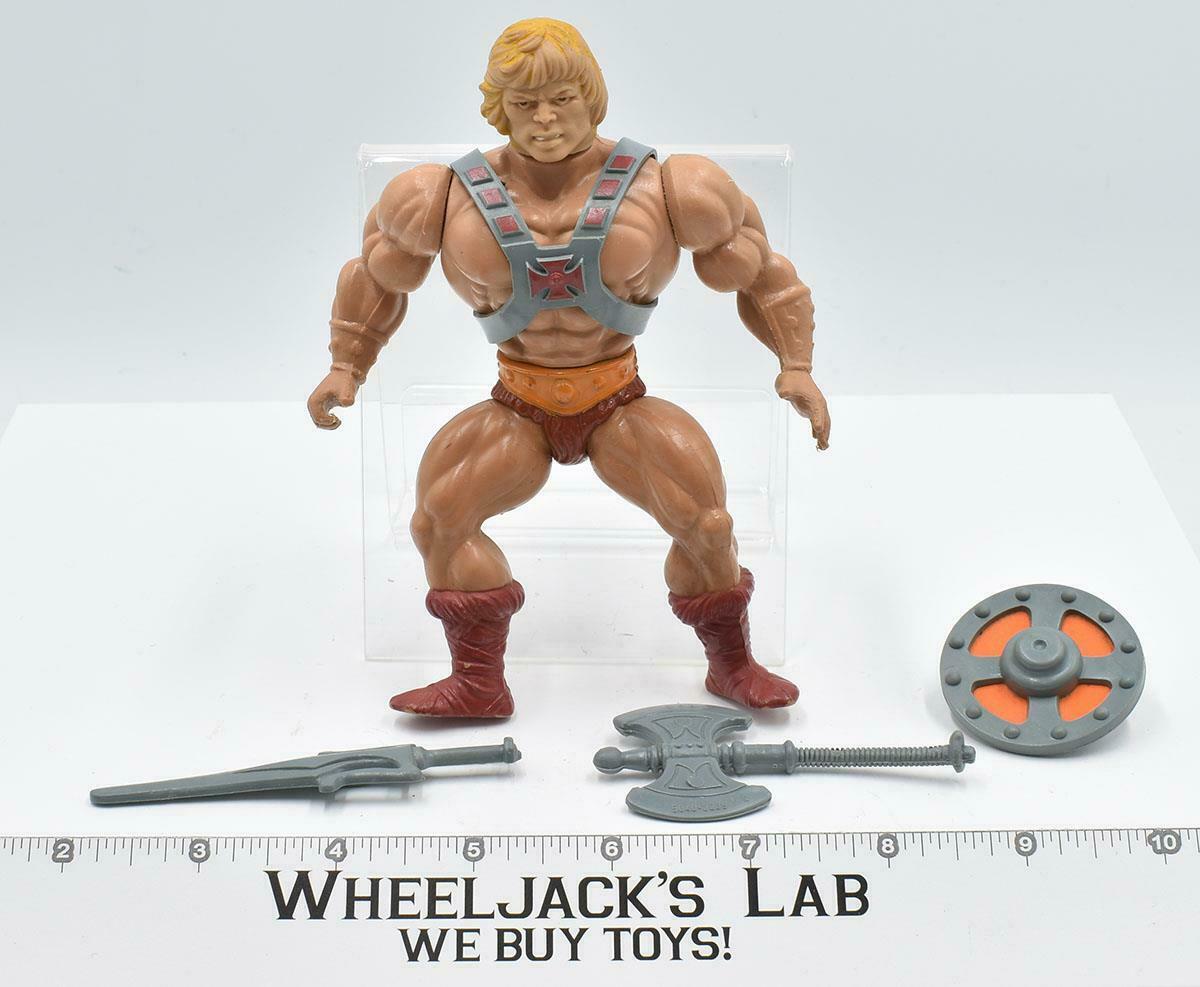 He-Man 100% Complete He-Man Masters of the Universe MOTU 1982 Mattel ...
