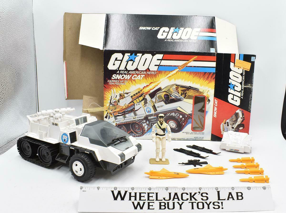 Snow Cat Vehicle 100% Complete W/Box GI Joe 1985 Action Figure Vintage ...