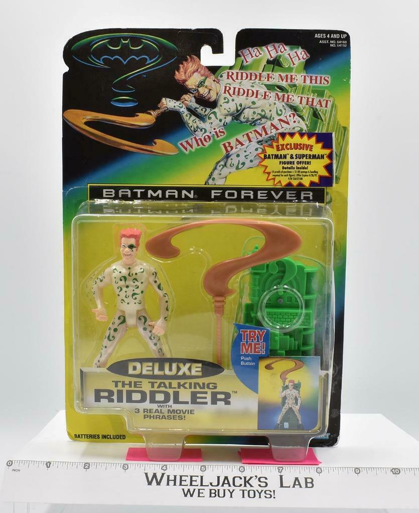 Deluxe Talking Riddler DC Comics Batman Forever 1995 Kenner Figure NEW ...