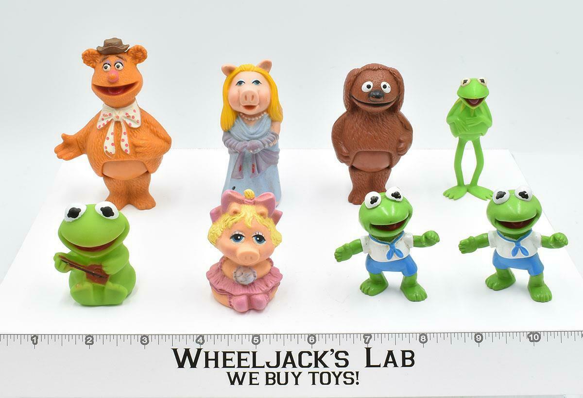 Muppet Lot X8 Vintage Stick & Finger Puppets Sesame Street Henson ...