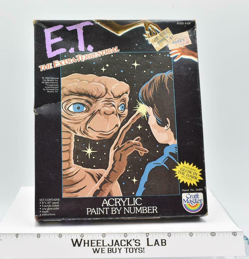 ET Acrylic Paint by Number E.T. The Extra-Terrestrial 1982 Craft Master ...
