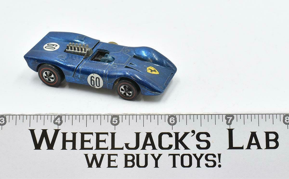 Ferrari 312P Blue Hot Wheels 1969 Redline Vintage Mattel RL - Wheeljack ...