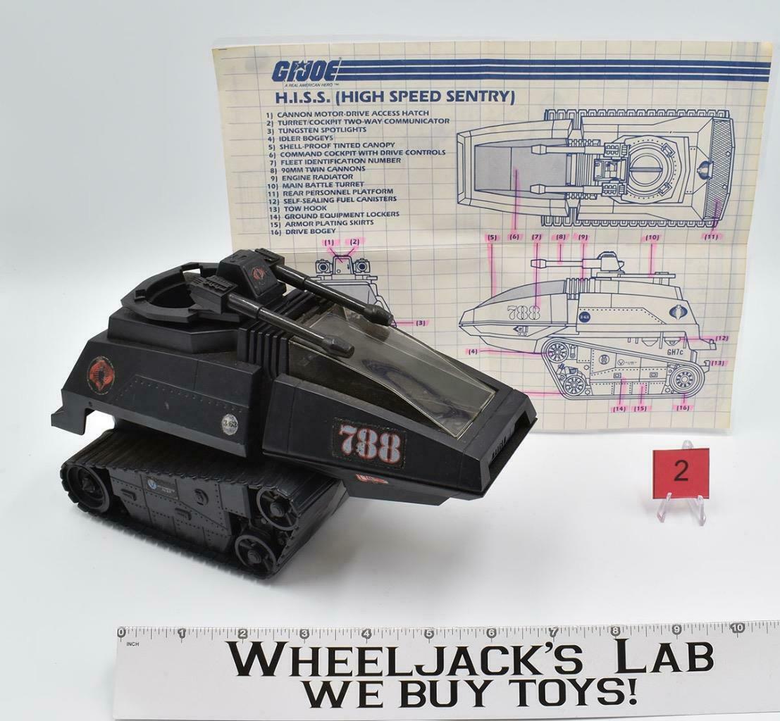 HISS Tank #2 100% Complete 1983 GI Joe ARAH Hasbro Vintage Vehicle ...