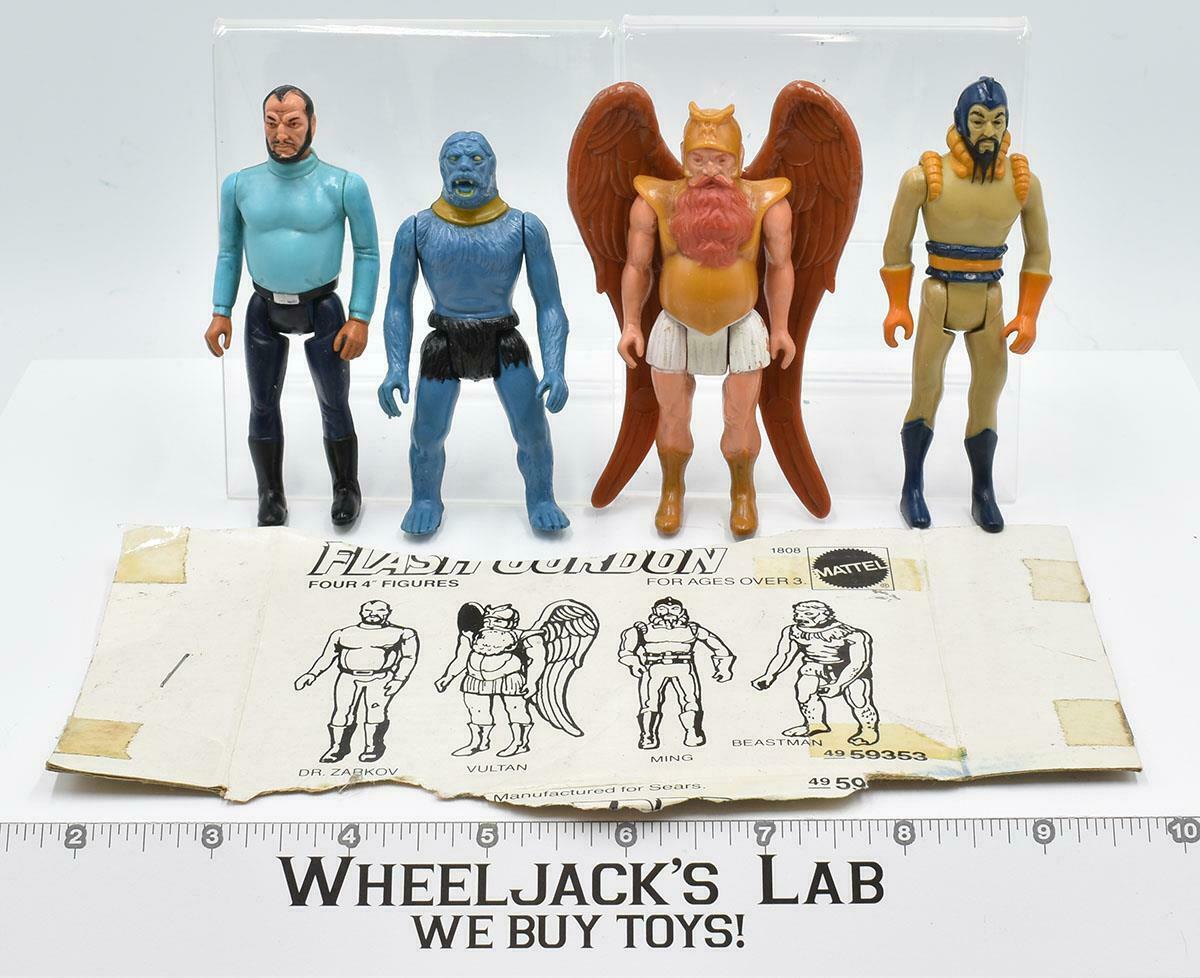 Ming Beastman Vultan Dr. Zarkov Flash Gordon 1979 Mattel Vintage Action ...