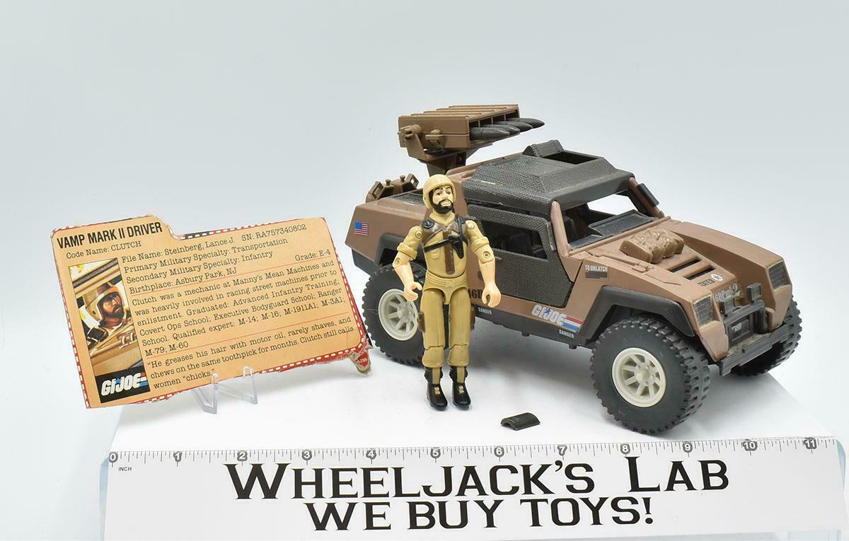 Vamp Mark II & Clutch G.I. Joe 1984 Hasbro Vehicle Vintage Action ...