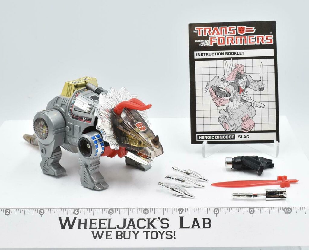 Slag 100% Complete 1985 Vintage G1 Transformers Triceratops Action ...
