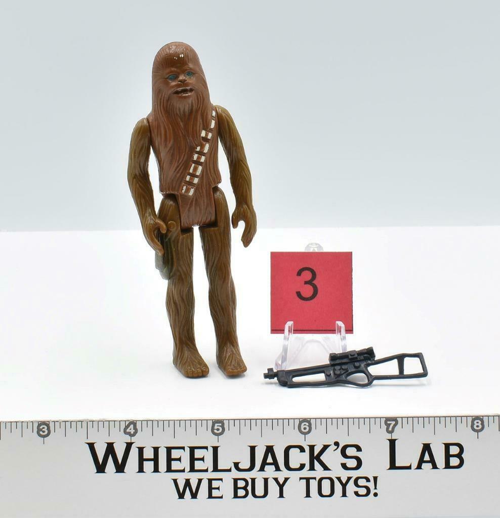 Chewbacca #3 GREEN POUCH 100% Complete Star Wars 1977 Kenner Figure NO ...