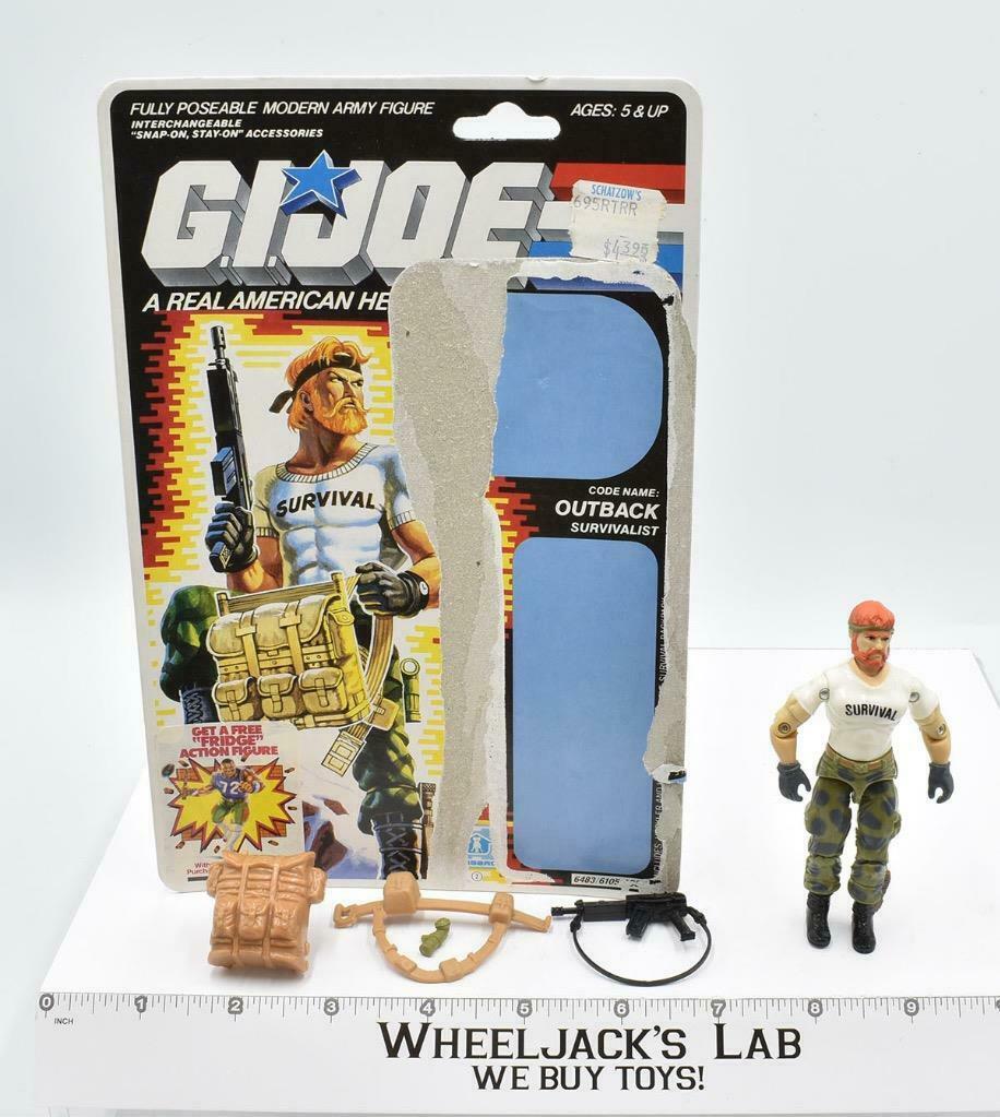 Outback V1 100% Complete With Card V1 GI Joe Action Figure Vintage 1987 ...