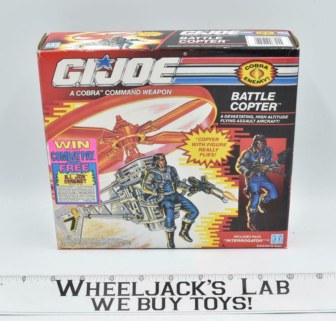 Battle Copter Red W/BOX 1992 GI Joe ARAH Hasbro Vintage Vehicle ...