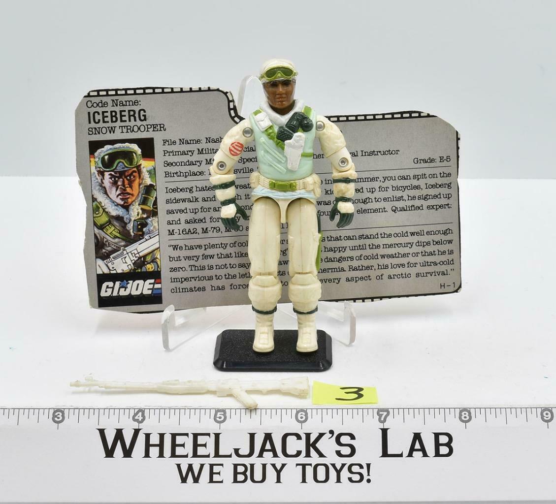 Iceberg #3 V1 100% Complete 1986 GI Joe ARAH Hasbro Vintage Action ...