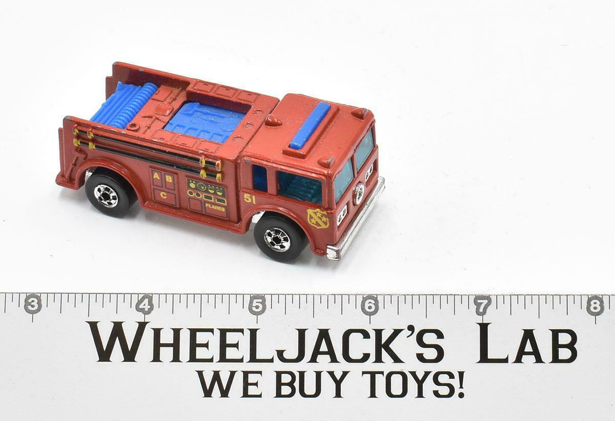 Fire Eater Fire Engine Red Truck 1977 Blackwall Mattel Vintage Hot ...