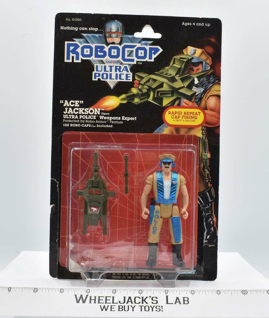 Ace Jackson RoboCop Ultra Police MOSC 1988 Action Figure Kenner Vintage ...