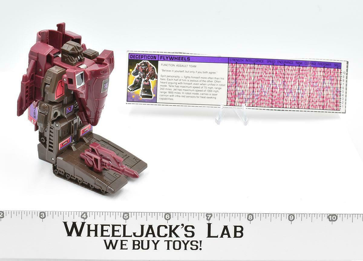 Flywheels 100% Complete Vintage 1987 G1 Transformers Hasbro Action ...