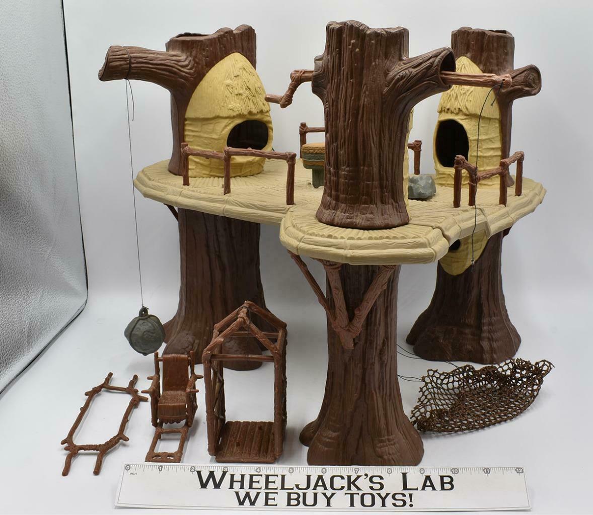 Endor Ewok Village Action Playset 100% Complete ROTJ Star Wars Vintage ...