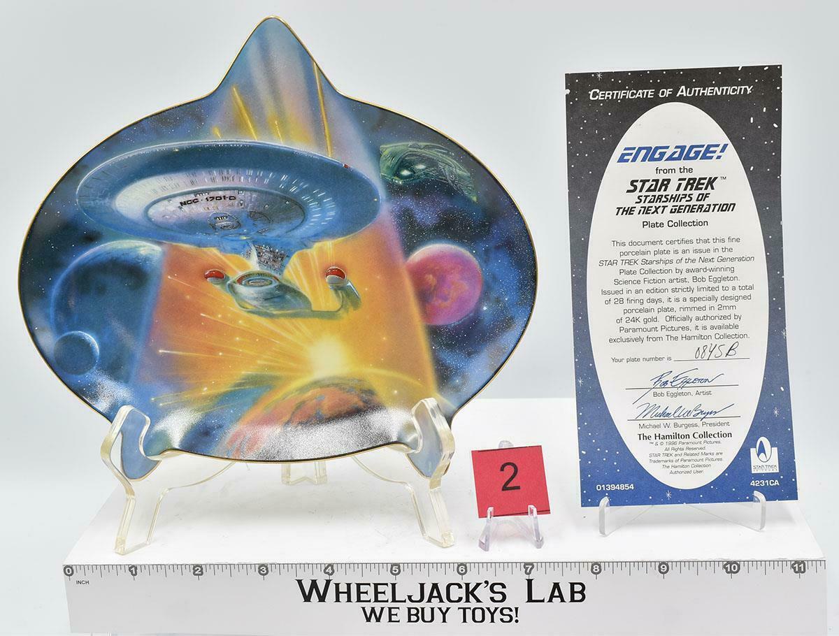 Engage #2 The Next Generation Plate Star Trek 1996 The Hamilton ...