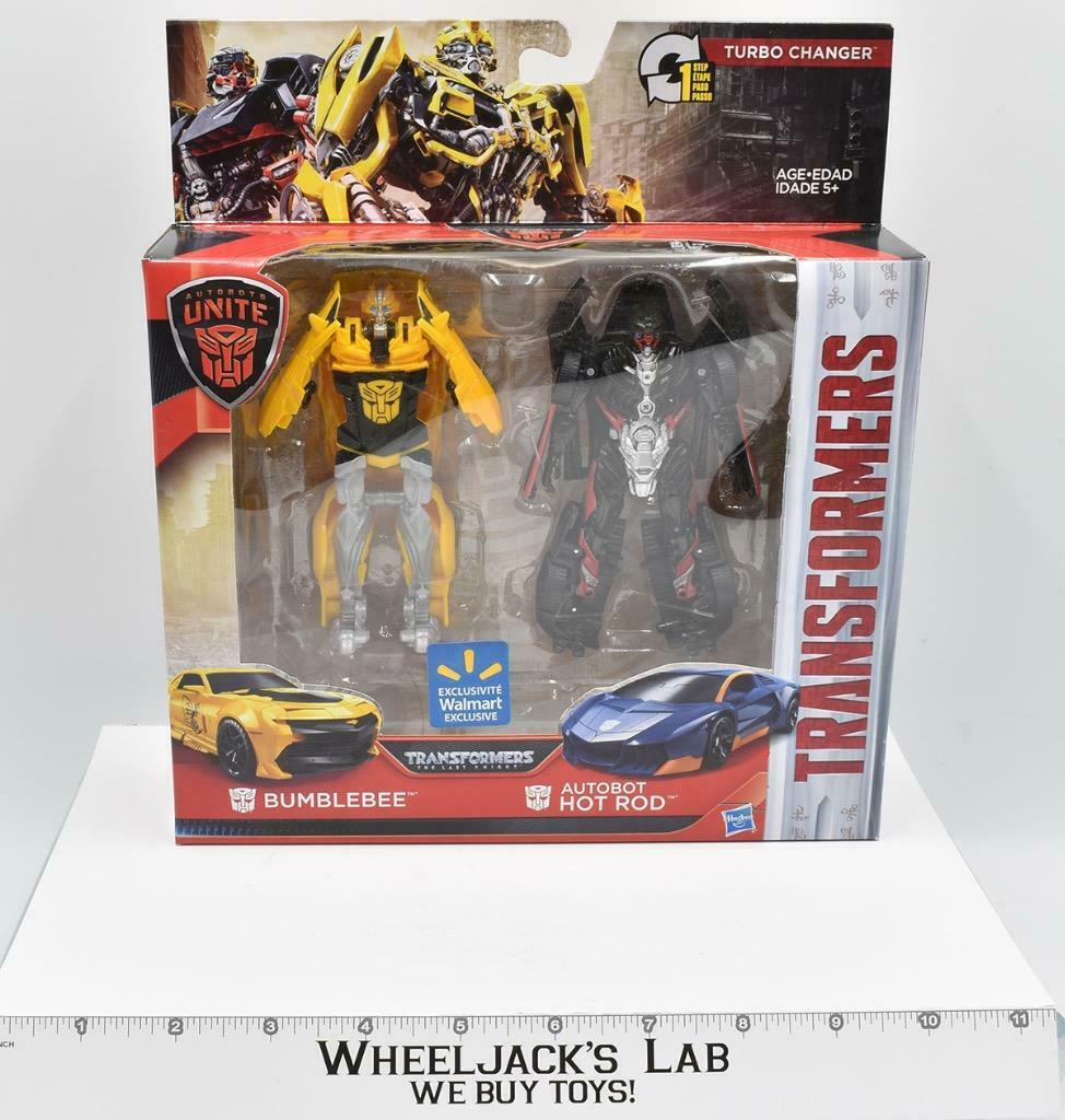 Bumblebee Hot Rod Turbo Changer Walmart NEW MISB 2016 TLK Transformers ...