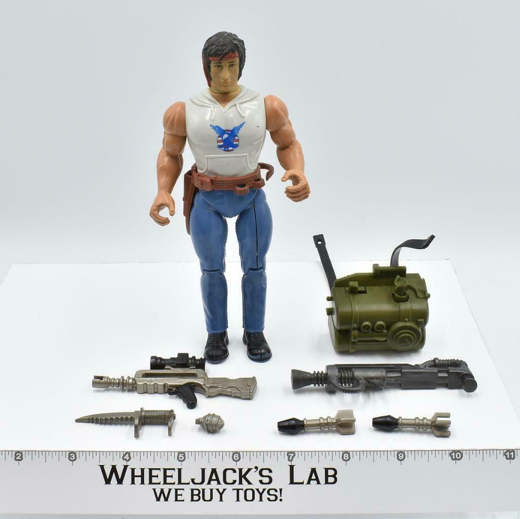 Fire Power John Rambo Sylvester Stallone Rambo 1986 Coleco Vintage ...