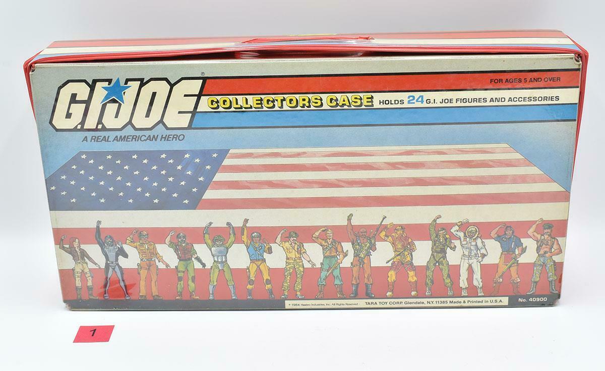 GI Joe #1 Collectors Case 24 Action Figures W/TRAYS 1984 Tara Toy ...