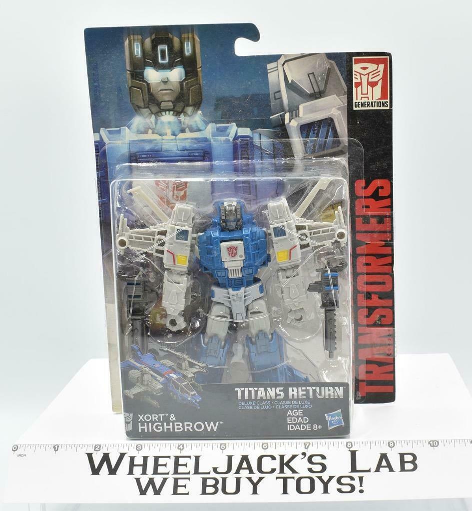 Xort & Highbrow Deluxe Generations Titans Return Transformers Hasbro ...