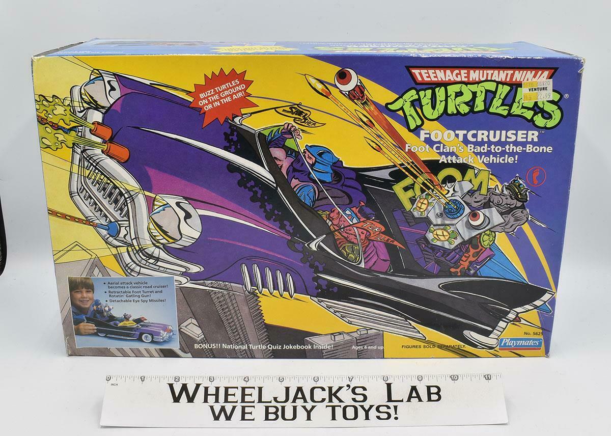 Foot Cruiser 100% Complete W/Box Teenage Mutant Ninja Turtle 1989 ...