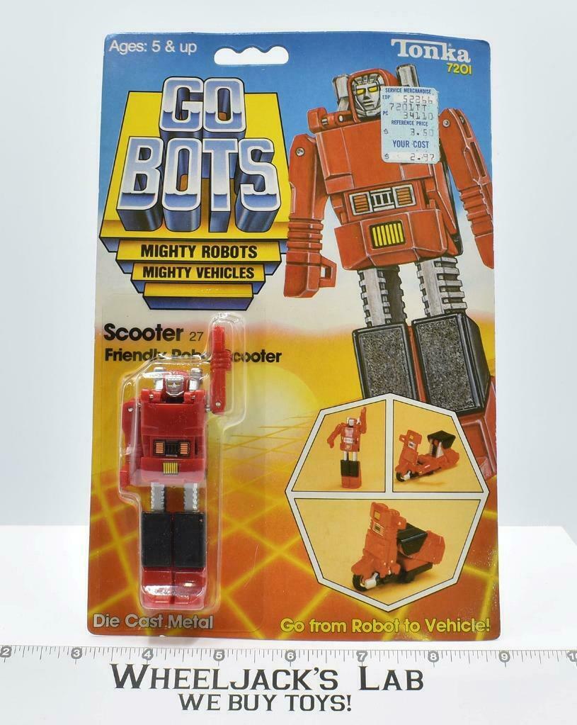 Scooter Friendly Robot Scooter MOSC NEW Gobots 1984 Tonka Action Figure ...