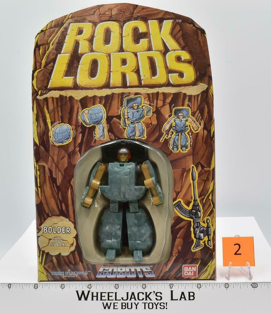 Boulder #2 SEALED MISB European Rock Lords GOBOTS 1986 Bandai Action ...