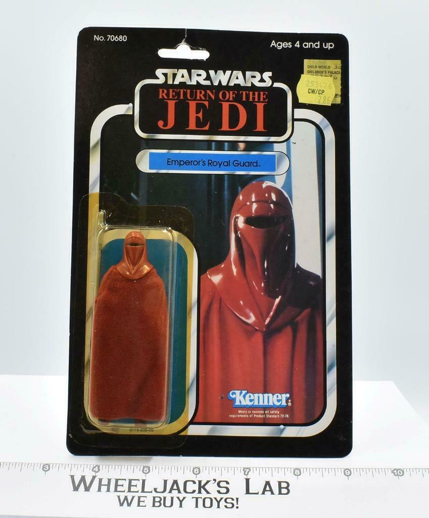 Royal Guard 77 Back Star Wars ROTJ 1983 Kenner Action Figure NEW MOSC ...
