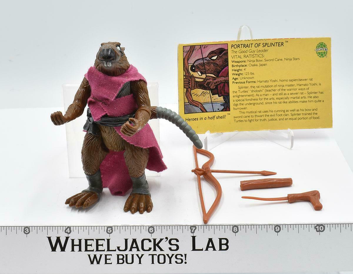 Splinter Hard Head TMNT Teenage Mutant Ninja Turtle Vintage 1988 ...