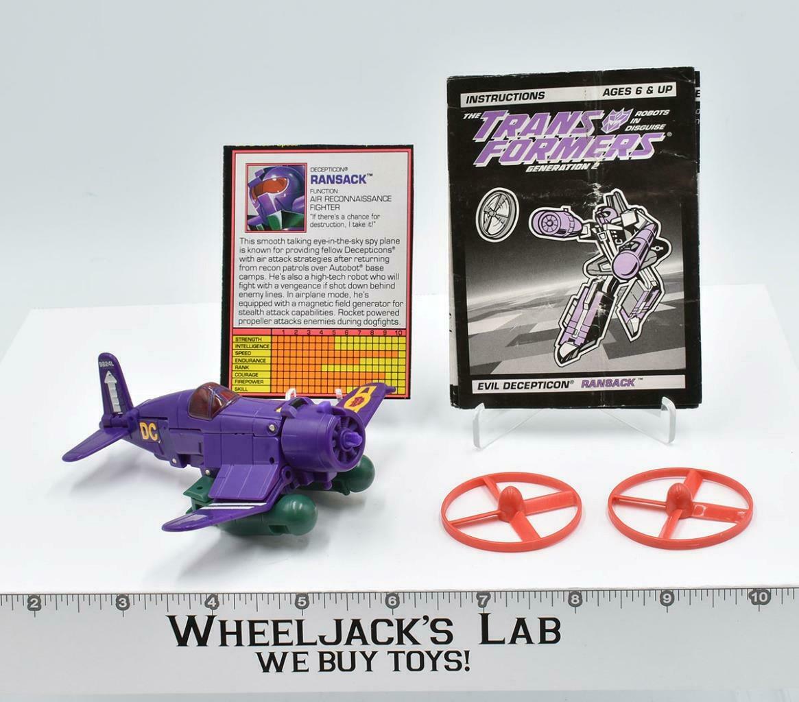 G2 Ransack 100% Complete 1993 Vintage Hasbro Transformers Action Figure ...
