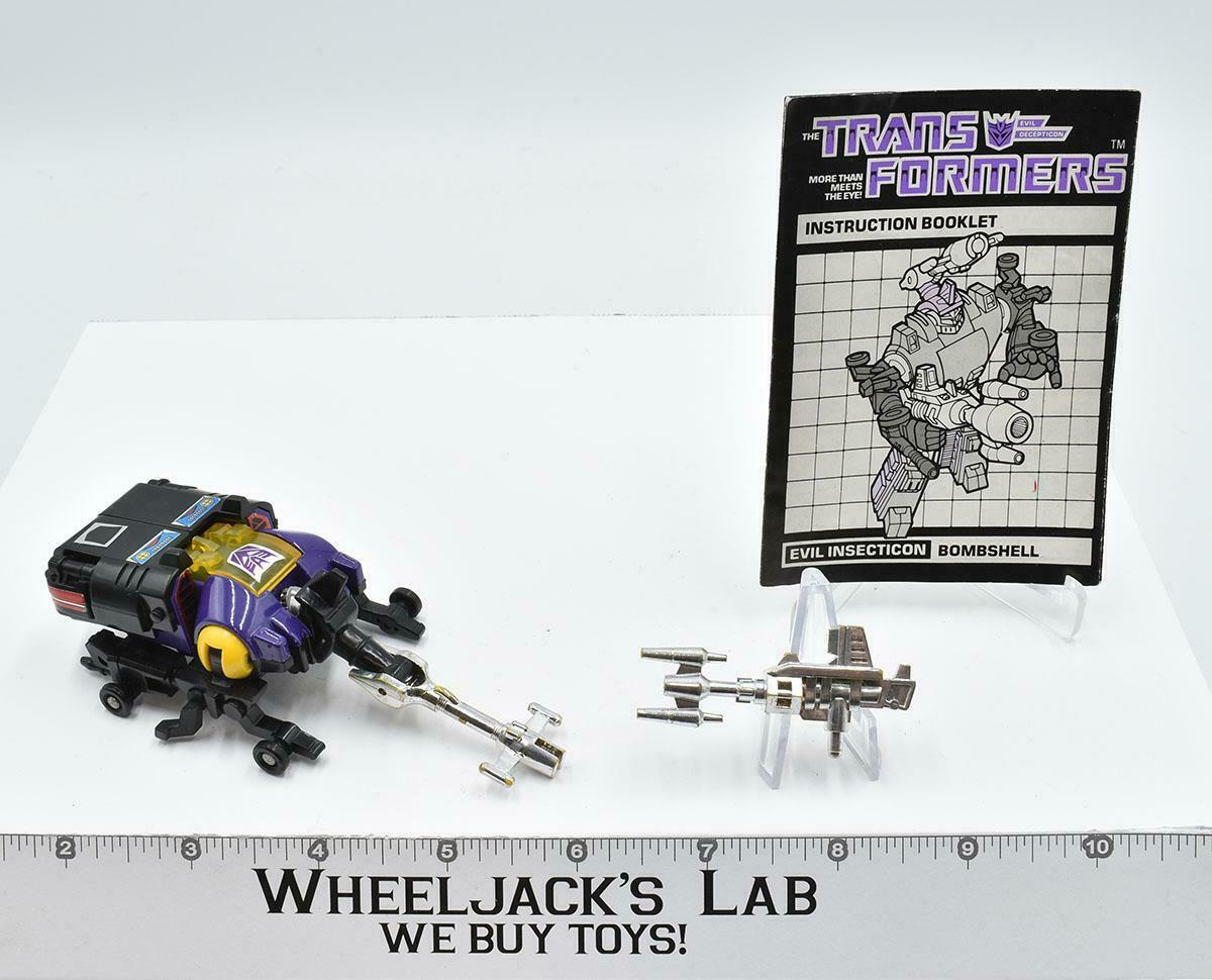 Bombshell 100% Complete 1985 G1 Transformers Rhinoceros Beetle Action ...