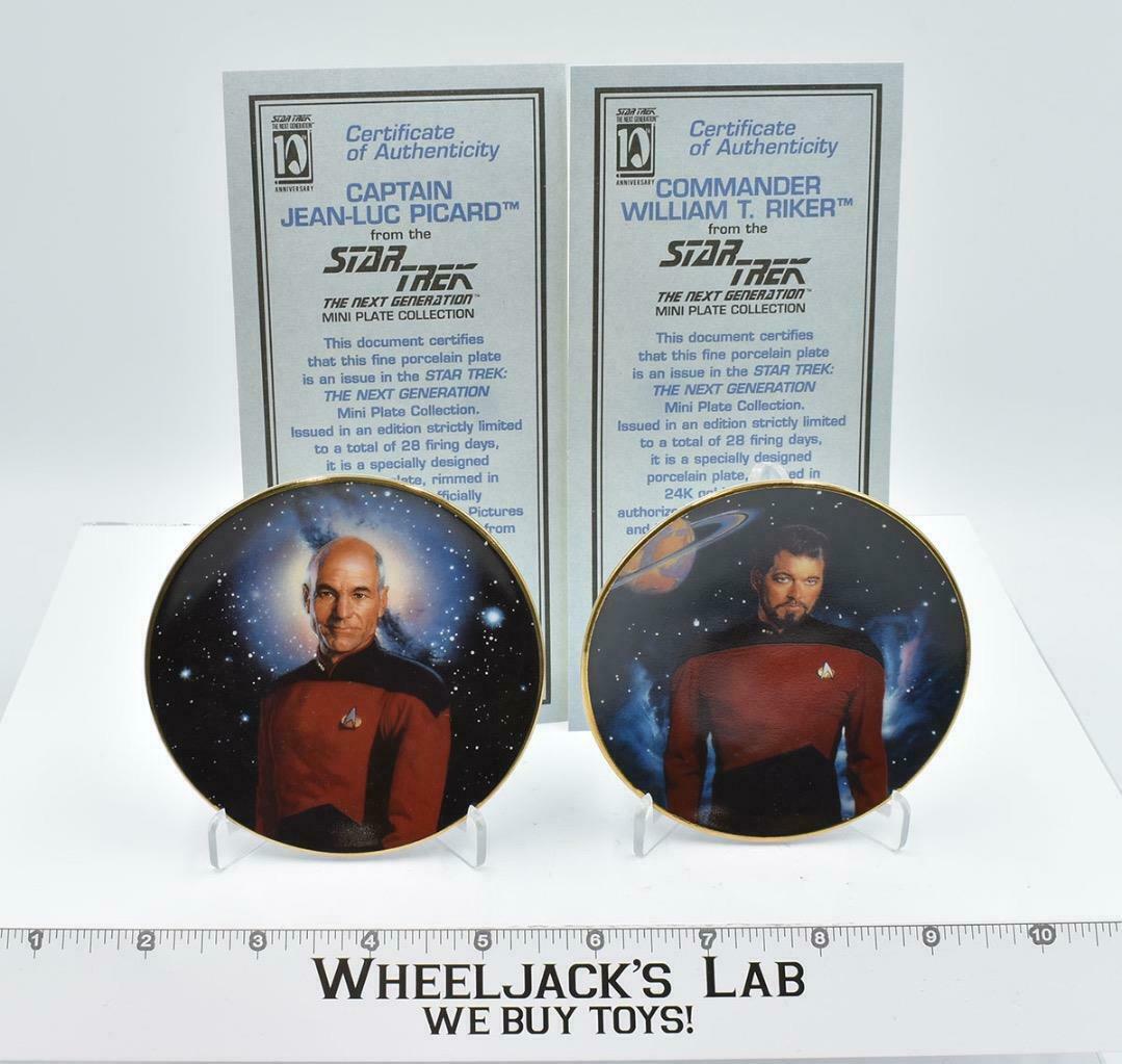 Mini Plate Collection The Next Generation Star Trek Capt. Picard ...