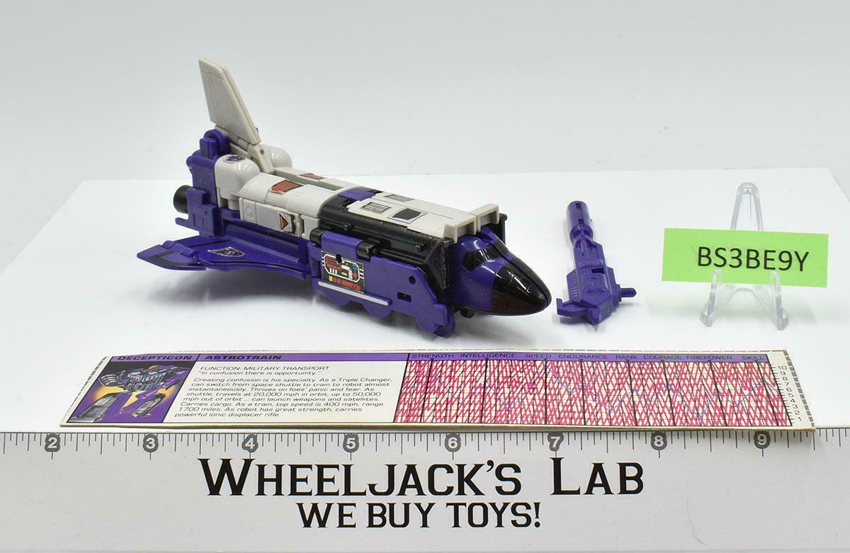 Astrotrain 100% Complete Vintage 1985 G1 Transformers Hasbro Action ...