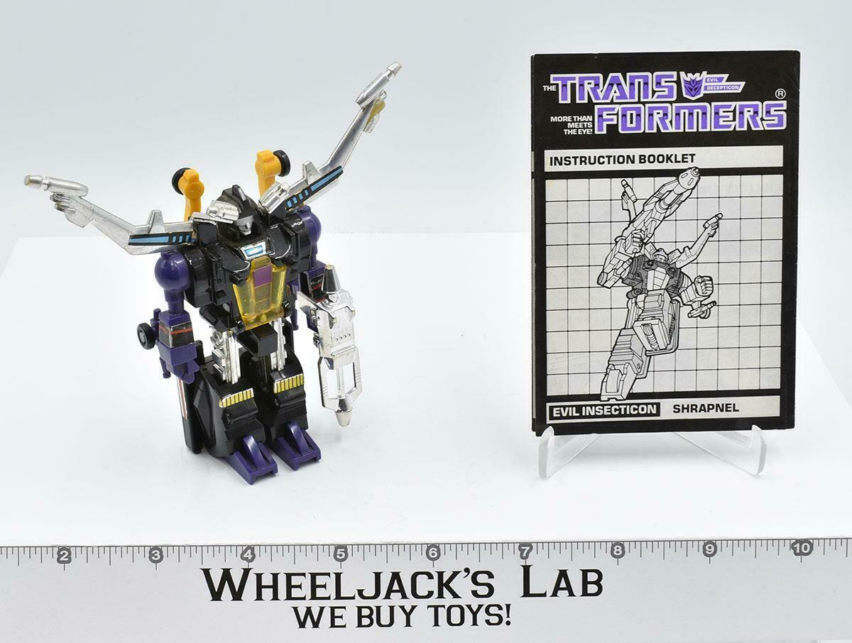 Shrapnel 100% Complete 1985 Vintage Hasbro G1 Transformers Action ...