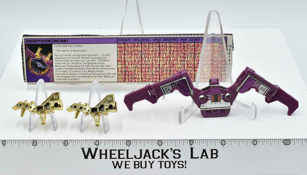 Ratbat Stickered Cassette GOLD 1986 Vintage Hasbro G1 Transformers ...