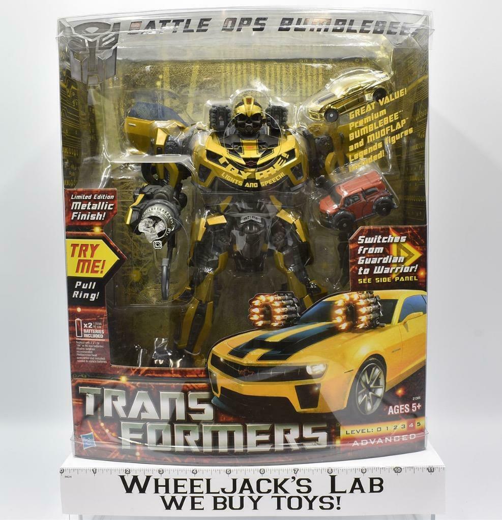 Battle Ops Bumblebee Metallic Limited Edition Transformers Hasbro 2010 ...