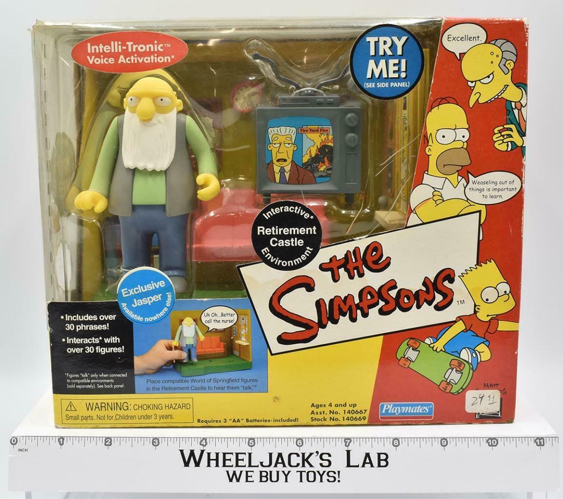 Jasper Interactive Retirement Castle The Simpsons 2002 Playmates NEW ...
