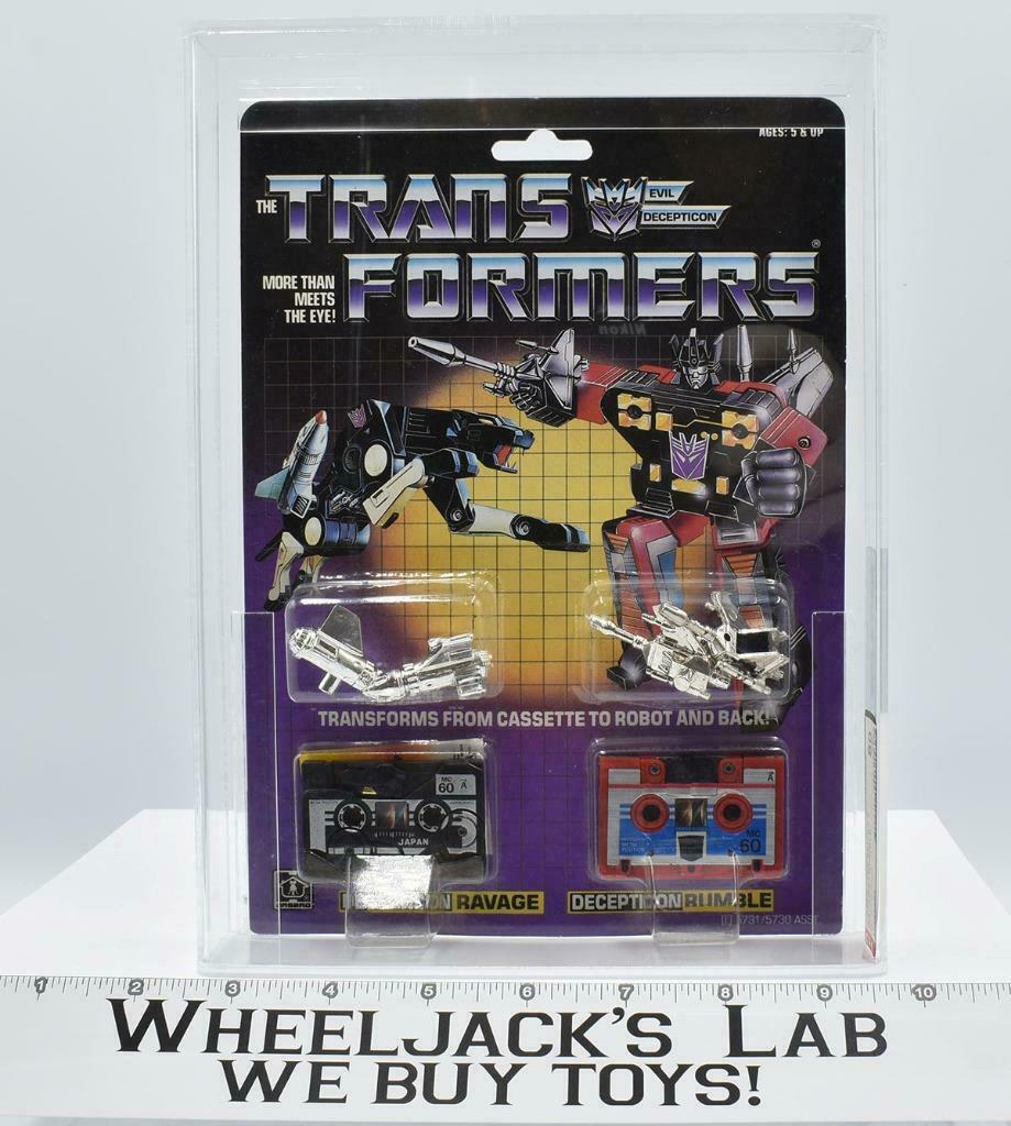 Ravage & Rumble AFA 80 80/85/90 1985 Sealed MOSC Vintage G1 ...