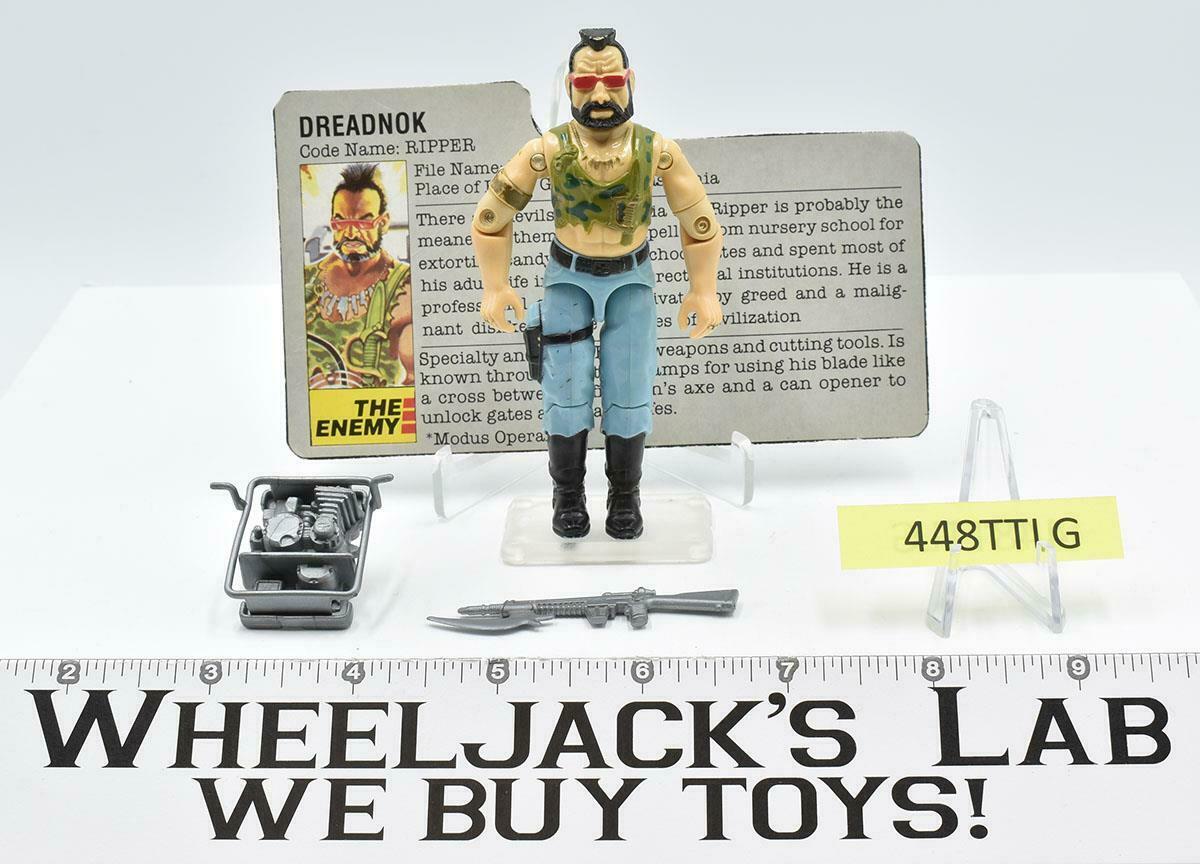 Ripper V1 GI Joe 1985 Hasbro Action Figure ARAH Vintage - Wheeljack's Lab