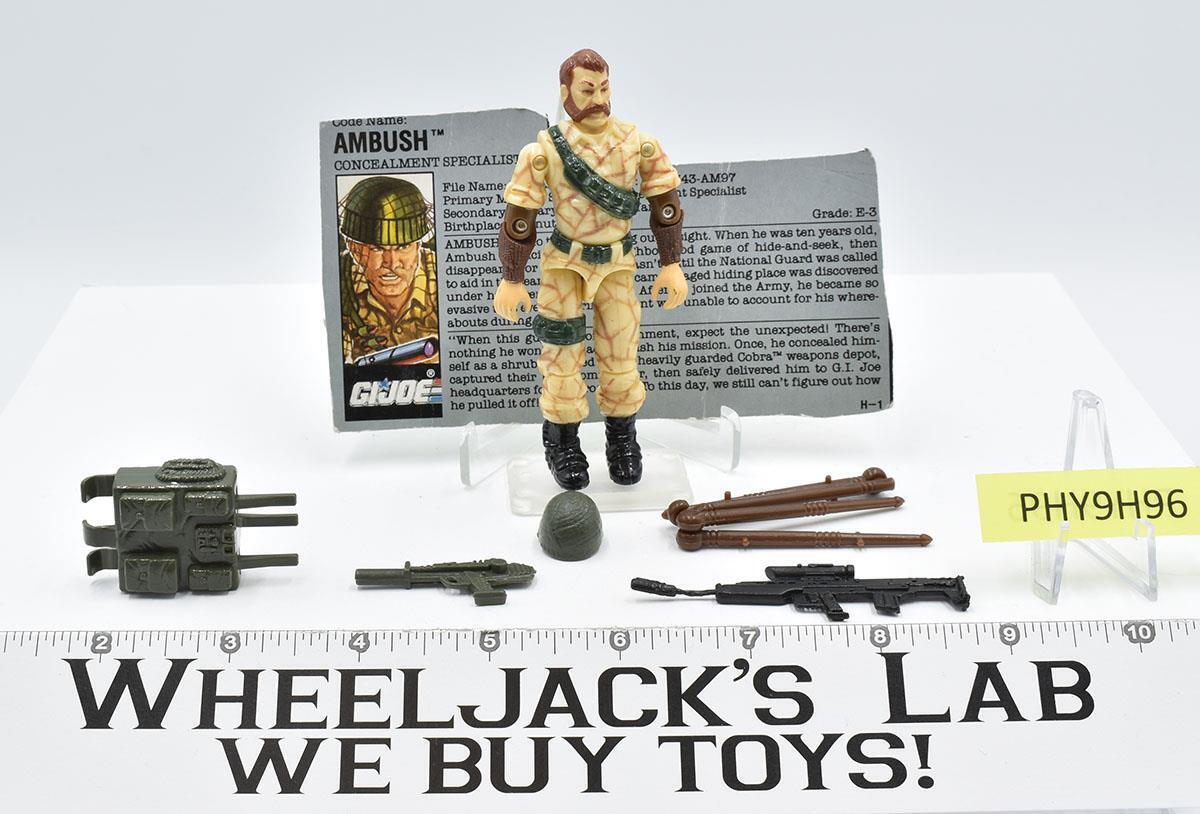 Ambush V1 1990 GI Joe ARAH Hasbro Vintage Action Figure - Wheeljack's Lab