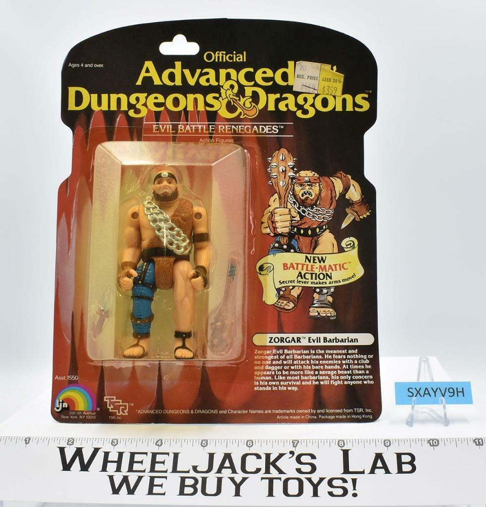 Zorgar Evil Barbarian Advanced Dungeons & Dragons 1983 LJN NEW MOSC ...