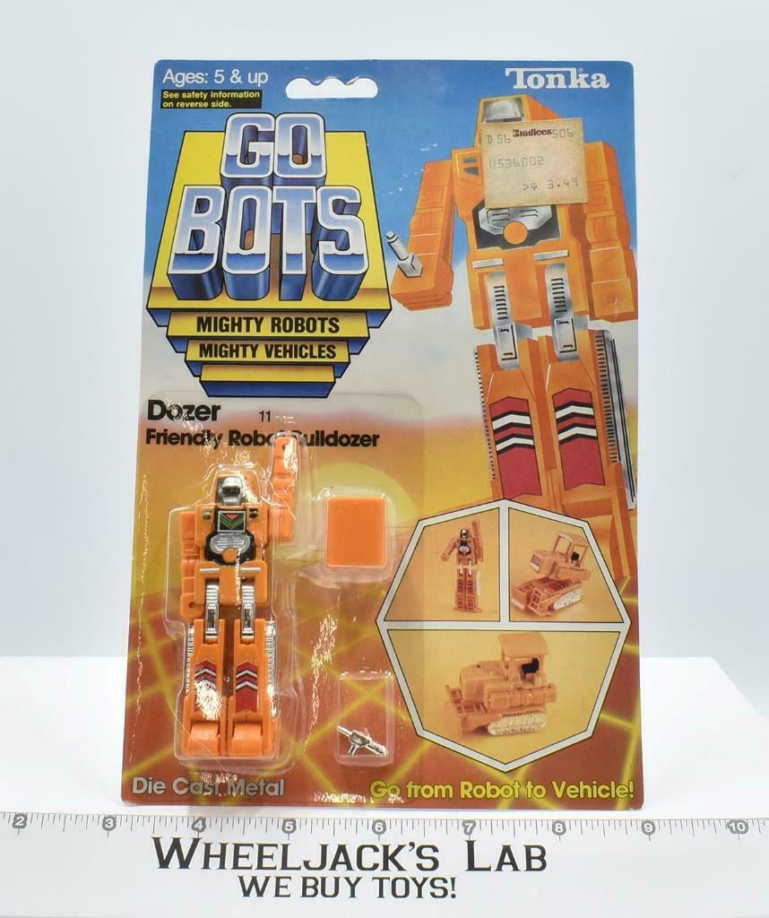 Dozer Friendly Robot Bulldozer MOSC NEW Gobots 1984 Tonka Action Figure ...