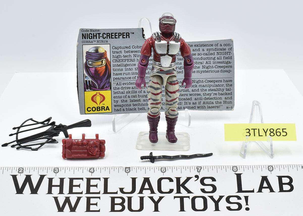Night-Creeper V1 1990 GI Joe ARAH Hasbro Vintage Action Figure ...